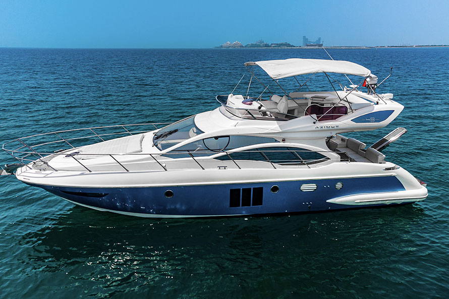 Rent Azimut 48 No Regrets in Dubai - Luxury Sea Boats Charter